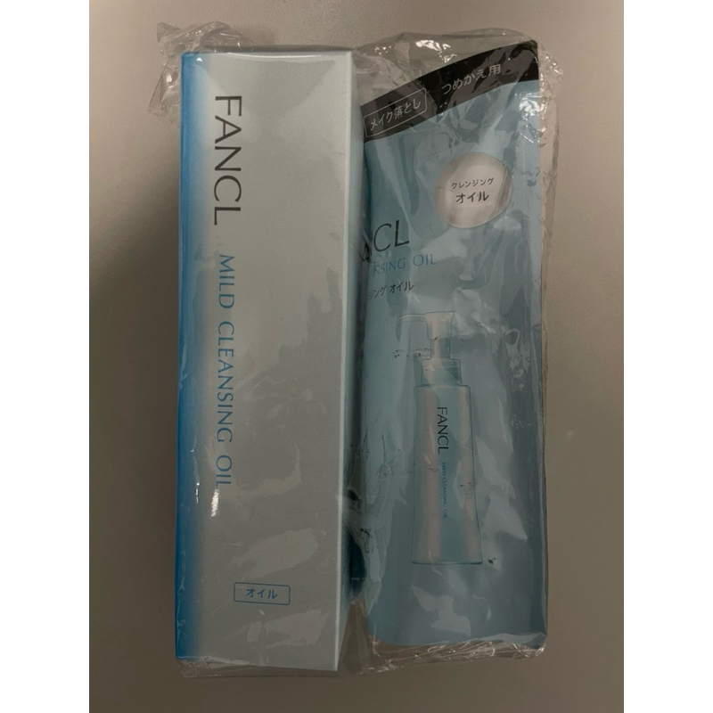 日本購入全新FANCL新溫和卸妝油120ml+115ml補充包（更換用）卸妝油/無添加/卸妝/毛孔115ml補充包 | 蝦皮購物