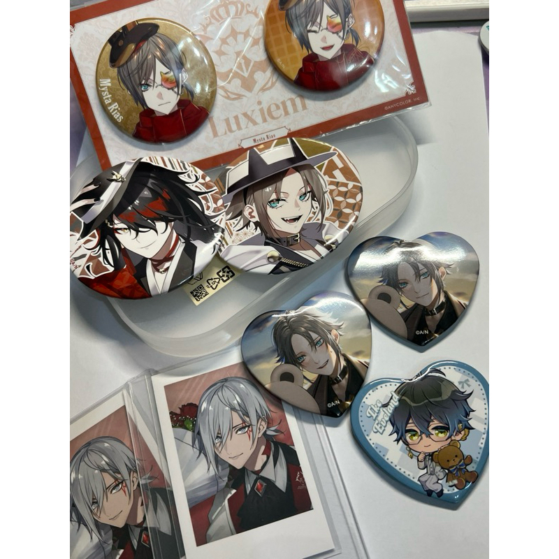 Luxiem Notctyx正版周邊 Vox Mysta徽章 Mysta情人節徽章 Fulgur拍立得一般版 隱藏版 | 蝦皮購物