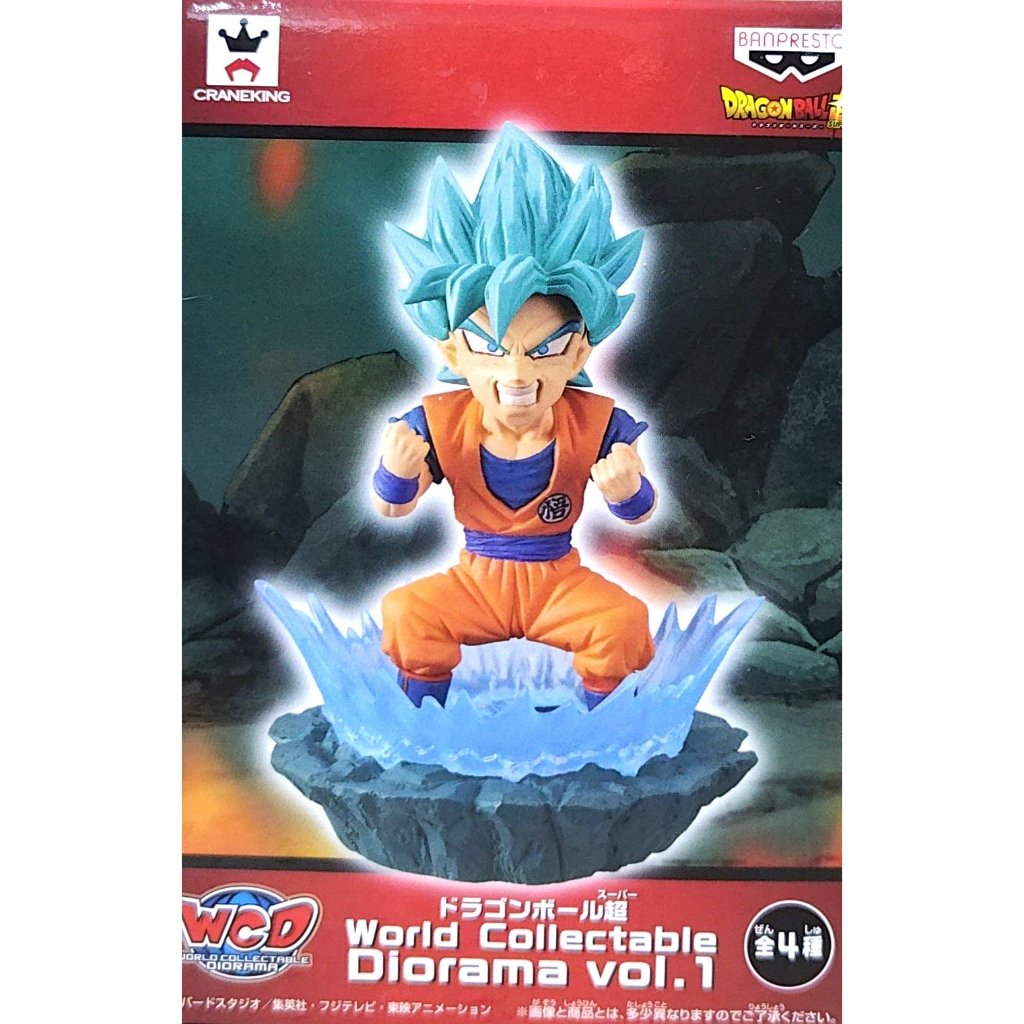 日版金證 WCD 七龍珠超 VOL.1 單售 藍髮 孫悟空 公仔 wcf wcd 悟空 | 蝦皮購物