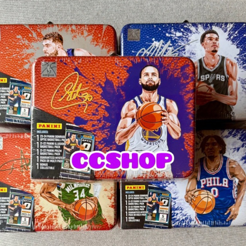 【CCSHOP】2025 Mystery Basketball Lunch box Tin NBA球星鐵盒組採隨機出貨🚚 | 蝦皮購物