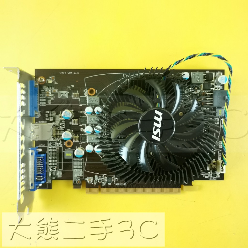 顯示卡 MSI R6770-MD1GD5 HD6770 1G DDR5 128bit (1205)【大熊二手3C】 | 蝦皮購物