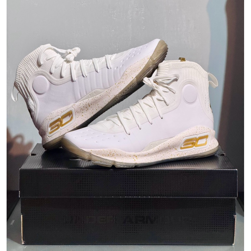 7.5折！全新 正版 UA Curry 4 總冠軍紀念版 US9.5 US9籃球鞋 勇士 NBA 1298306 | 蝦皮購物