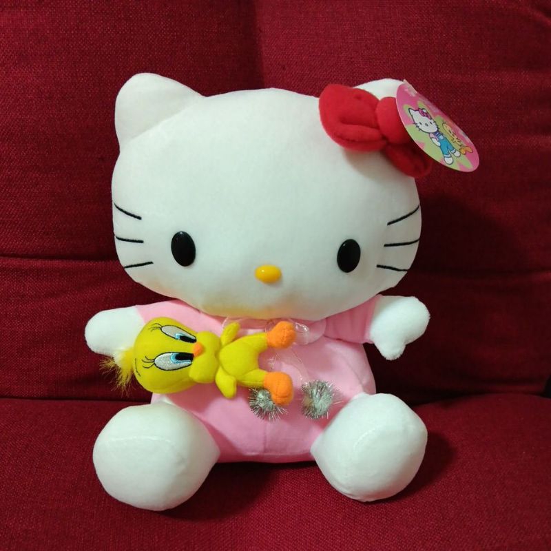 早期 2005年 華納 三麗鷗聯名 Hello Kitty Tweety 填充玩具 娃娃玩偶 布偶 絕版珍藏 懷舊老物 | 蝦皮購物