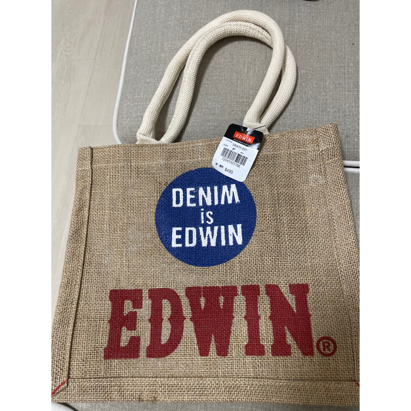 EDWIN 亞麻購物袋 | 蝦皮購物
