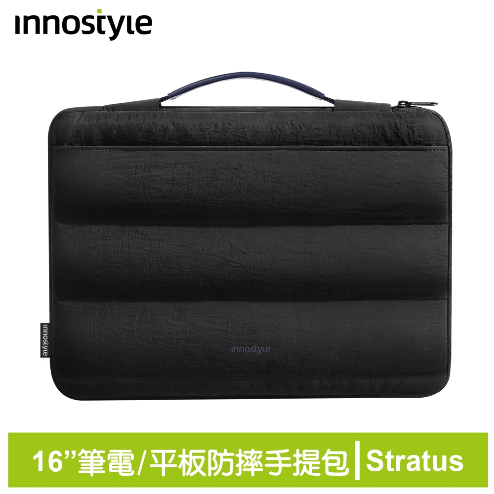 innostyle Stratus系列 16吋 緩衝收納 電腦包/公事包/手提包/筆電包/平板包 泡泡雲朵 黑色 | 蝦皮購物