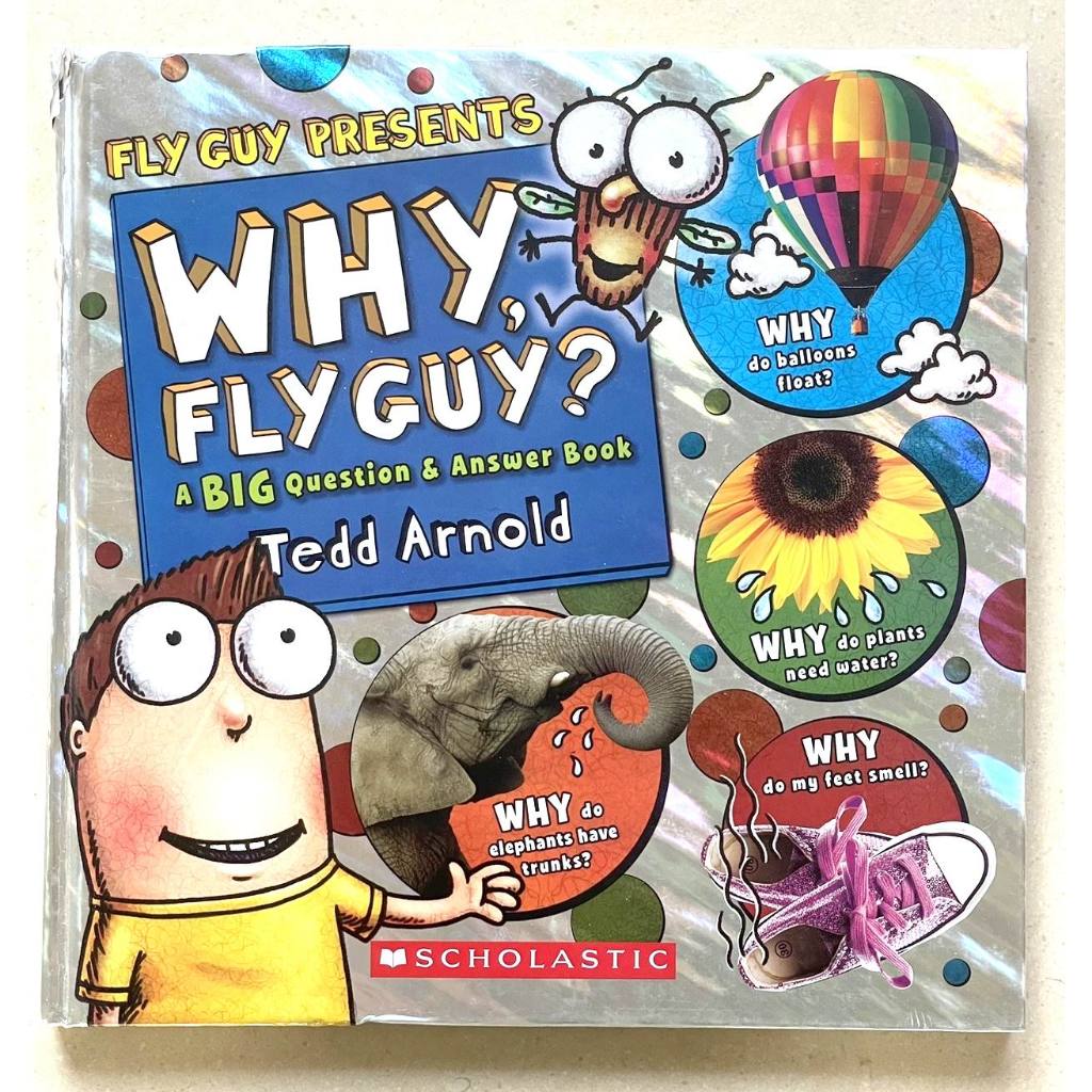[八成新]全彩圖解科普書 Why Fly Guy 蒼蠅小子Answers to Kids' BIG Questions | 蝦皮購物