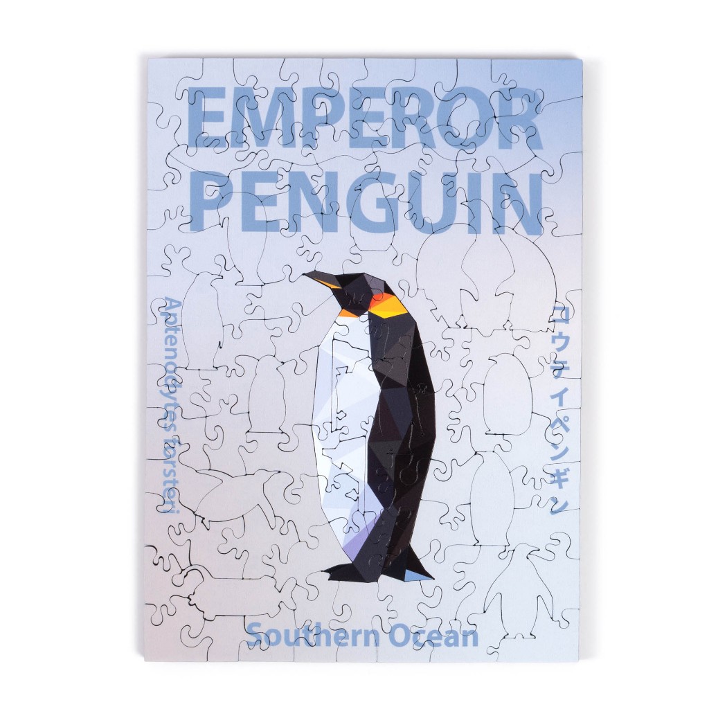海裡魚100pcs木質拼圖_五大洋動物系列-皇帝企鵝World Ocean Animals-Emperor Pengui | 蝦皮購物