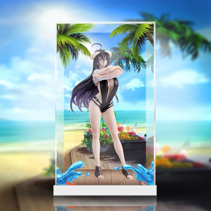 《Yao 挖寶趣》 泡泡瑪特 PVC GK 黏土人 黏土娃 盒玩 食玩 雕像 燈光 階梯 尺寸客製化 展示盒81 | 蝦皮購物