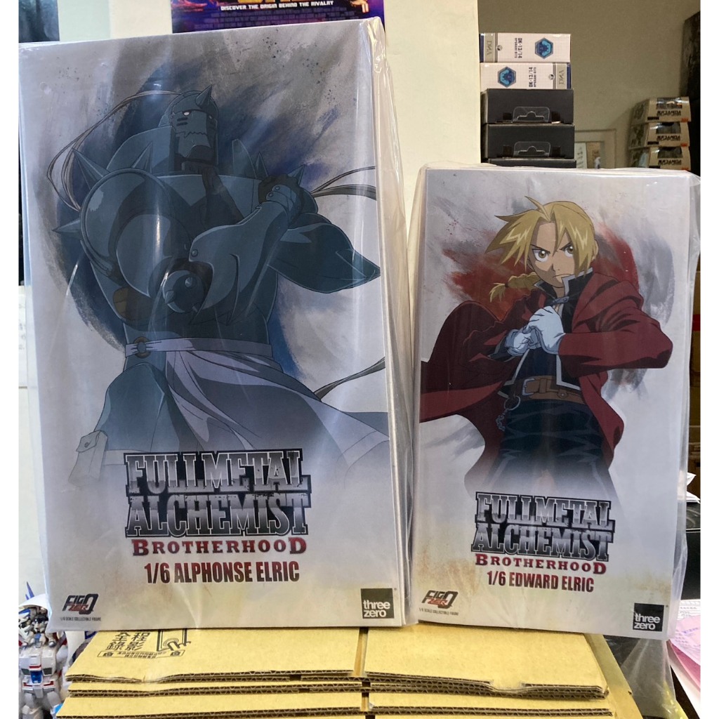 全新現貨 threezero 3A FigZero 1/6 鋼之煉金術師 愛德華 · 艾力克 阿爾馮斯 兄弟套裝 可動 | 蝦皮購物