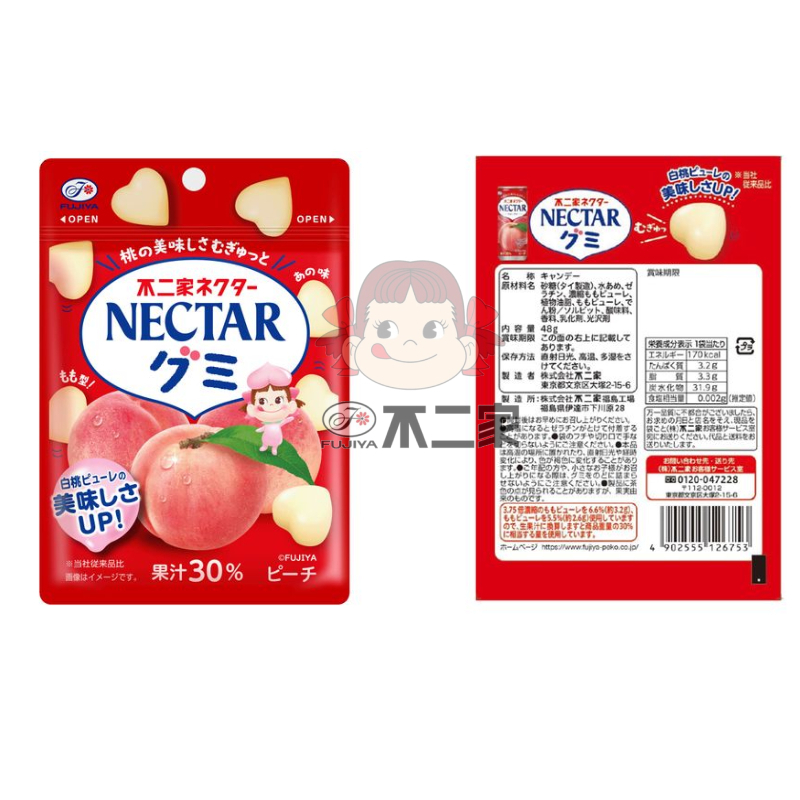 台灣現貨 日本 不二家軟糖 FUJIYA QQ軟糖 白桃風味 日本軟糖 水果軟糖 日本 軟糖 水蜜桃軟糖 零食日本 代購 | 蝦皮購物