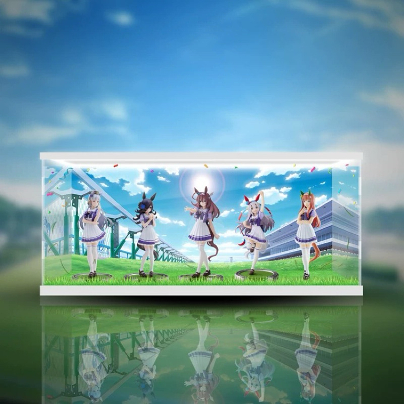 《Yao 挖寶趣》 泡泡瑪特 PVC GK 黏土人 黏土娃 盒玩 食玩 雕像 燈光 階梯 尺寸客製化 展示盒102 | 蝦皮購物