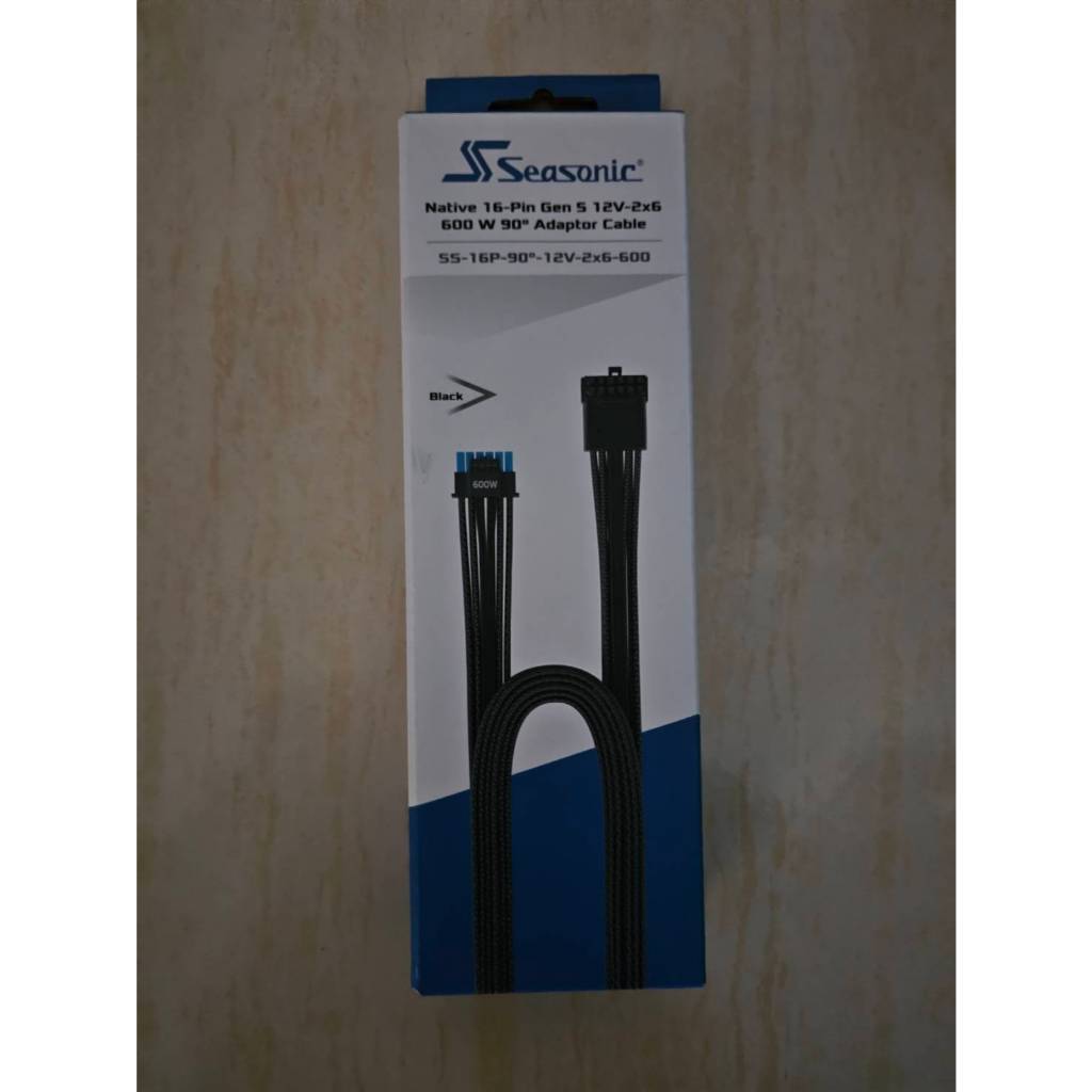 [全新]Seasonic 海韻 SS-16P-90-12VHPWR-600 90度 模組線 600W 電源模組線 | 蝦皮購物