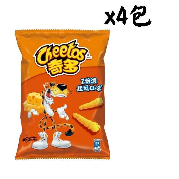 Cheetos奇多2倍濃起司口味玉米棒84g*4包=80元~奇多 玉米棒 | 蝦皮購物