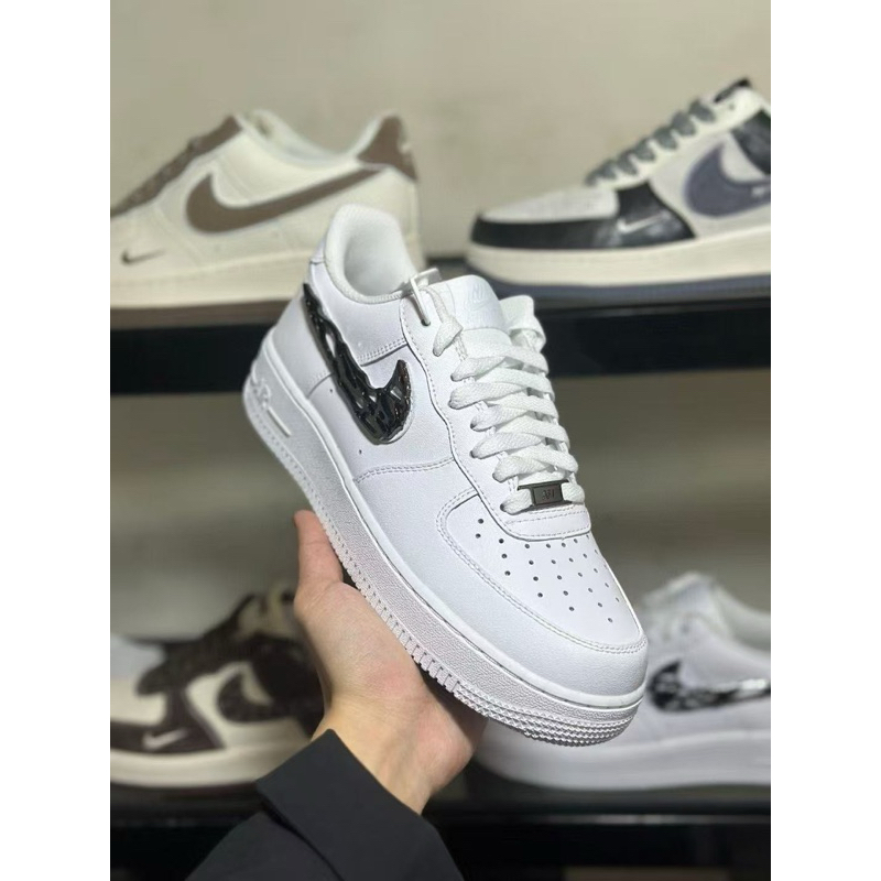 NIKE AIR FORCE 1 "LIQUID METAL SWOOSH" AF1 液態 金屬 黑溶解 猛毒 毒液 | 蝦皮購物