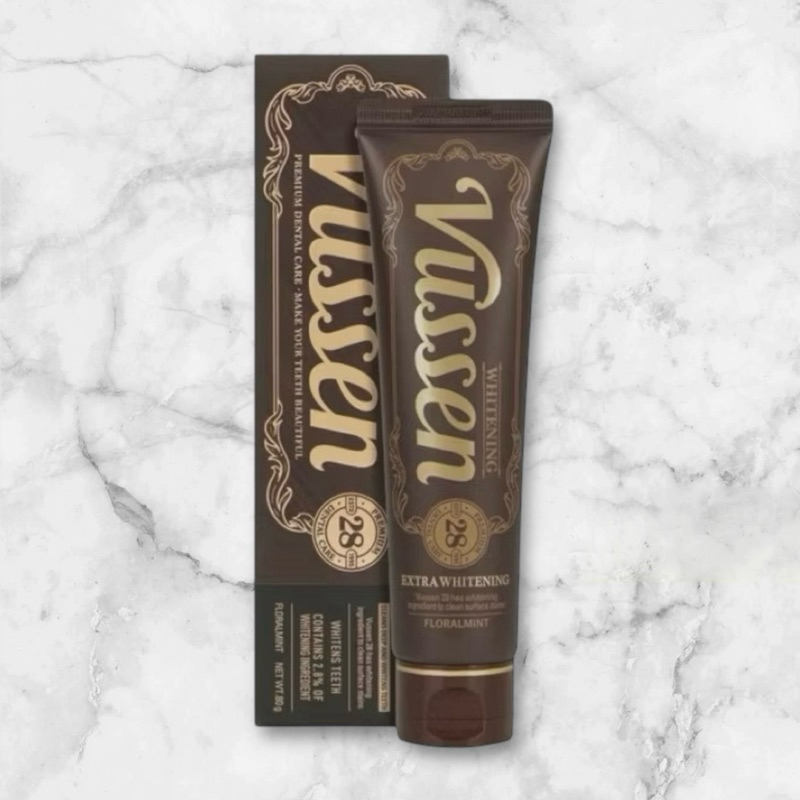 韓國 Vussen維森 亮白 牙膏 Vussen28 敏感 口腔 舒緩 抗敏 牙科護理 80g | 蝦皮購物