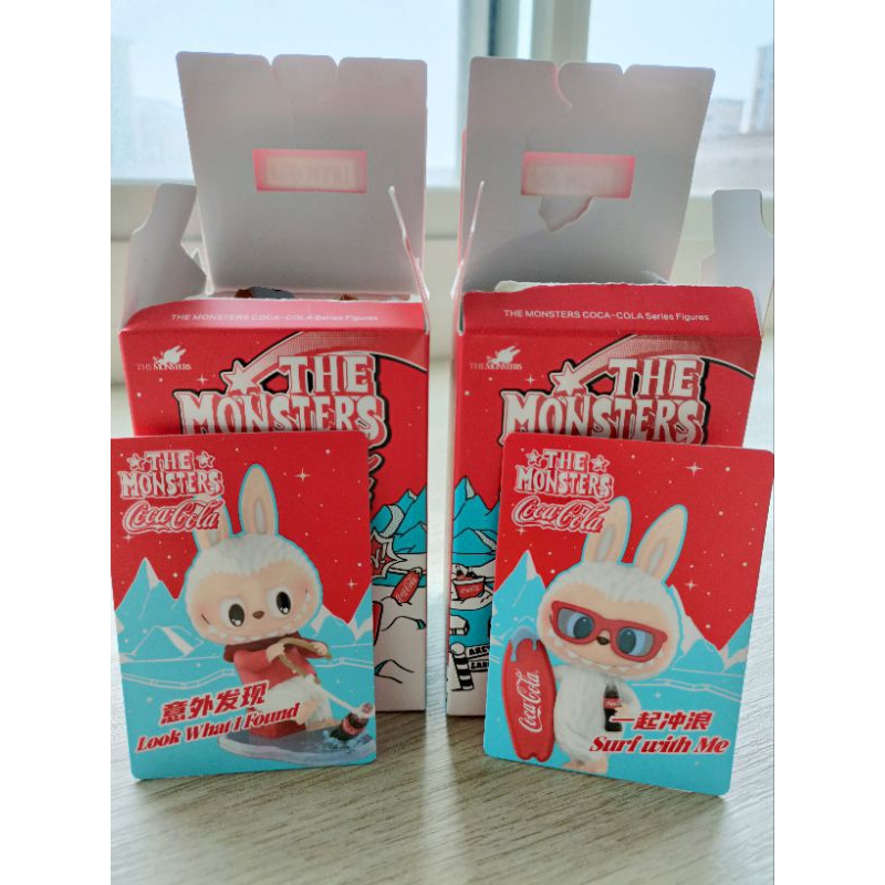 LABUBU coca cola可口可樂 Popmart THE MONSTERS 意外發現/一起衝浪 | 蝦皮購物