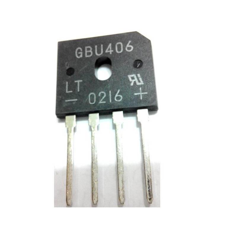 高效能橋式整流器 BRIDGE DIODE GBU406 800V 4A | 蝦皮購物