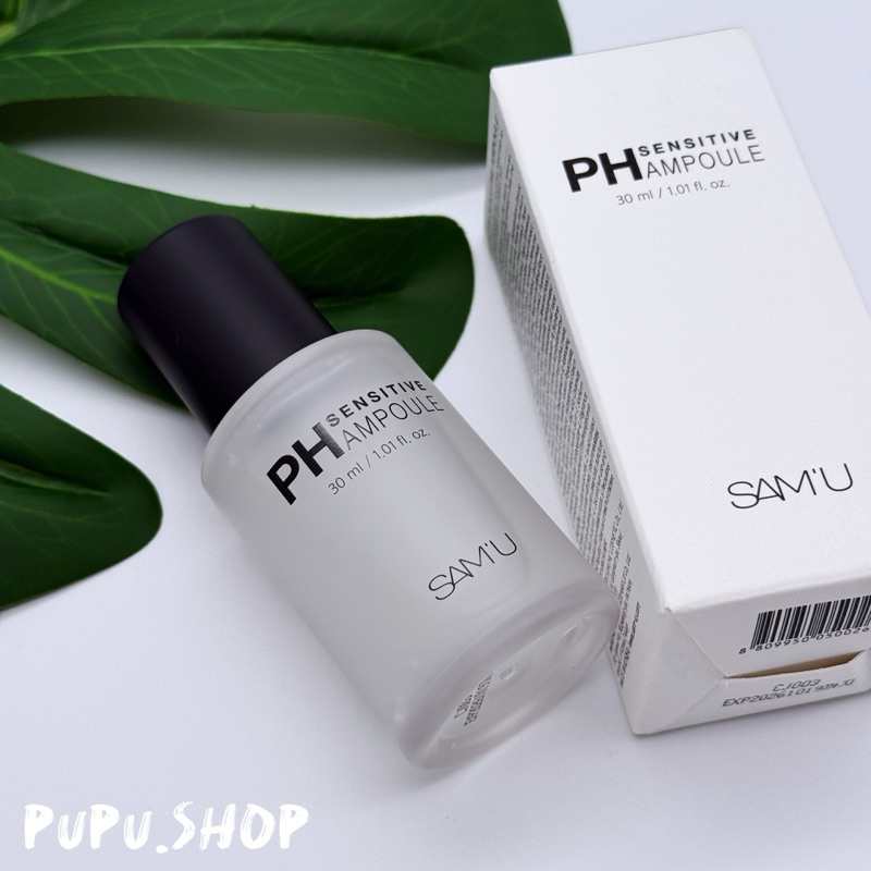 Pupu.shop♡台灣現貨｜ SAM'U 莎繆 PH舒緩平衡安瓶精華 抗氧化精華 精華液 毛孔精華液 | 蝦皮購物