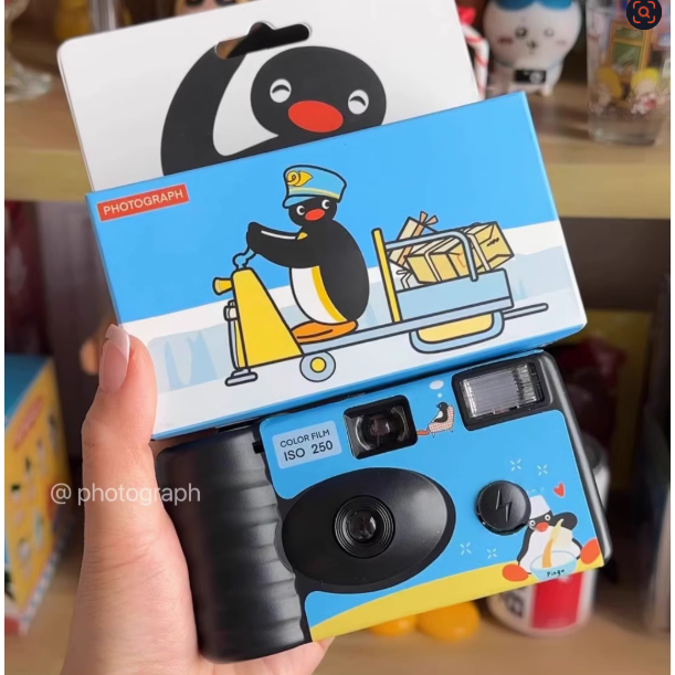 現貨｜Pingu底片相機｜底片｜傻瓜相機｜相機｜相機底片｜富士｜企鵝｜camera｜閃光燈｜柯達 相機｜照相機 | 蝦皮購物