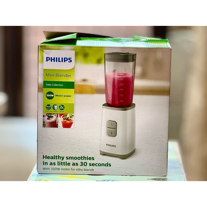 Philips 飛利浦 迷你活氧果汁機(HR2601) 迷你果汁機 Mini Blender | 蝦皮購物