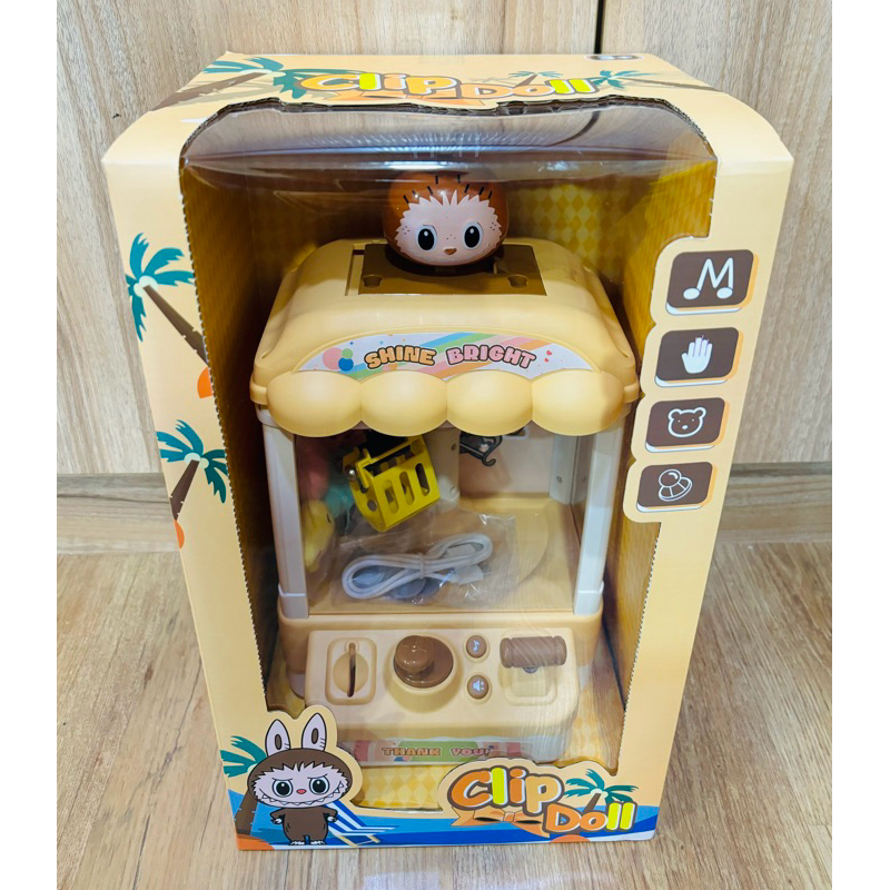 《LEO》Labubu 拉布布 迷你 娃娃機 內含娃娃小物 40cm 全新未拆現貨 | 蝦皮購物