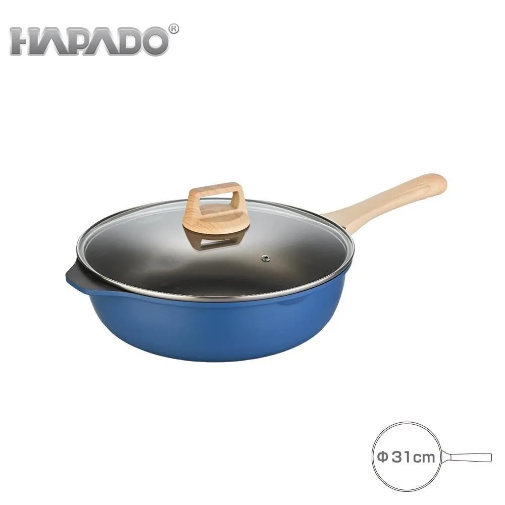 【瑞士HAPADO】鈦金不沾炒鍋-31cm (HAP-31DP) | 蝦皮購物