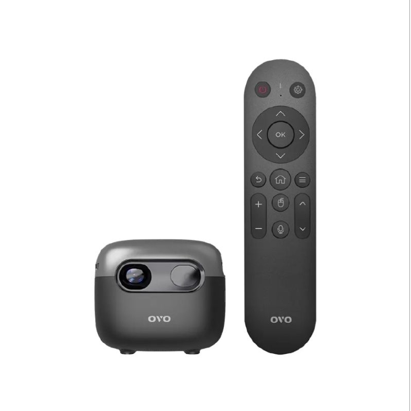 OVO 小蘋果 微型真無線行動智慧投影機 U1-B 酷勁黑(亮度增強 支援側投 內建喇叭 娛樂/露營/戶外) | 蝦皮購物