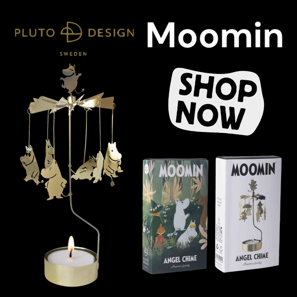 PLUTO Design 嚕嚕米家族旋轉燭座(附蠟燭) 正版授權【Aelgmark】 | 蝦皮購物