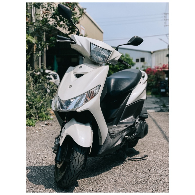 2014 YAMAHA RAY 125 珍珠白 輕巧小車 通勤代步首選 台中二手機車 | 蝦皮購物