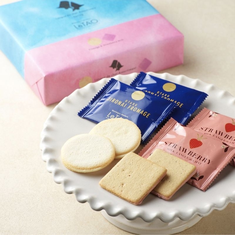 現貨 LeTAO 起司草莓綜合夾心餅乾 26入 春季限定包裝 | 蝦皮購物