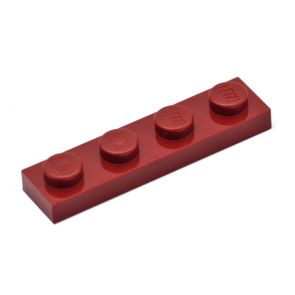 COOLPON｜這是樂高®LEGO®的正版零件 深紅 Plate 1x4 薄板 3710 4539061 | 蝦皮購物