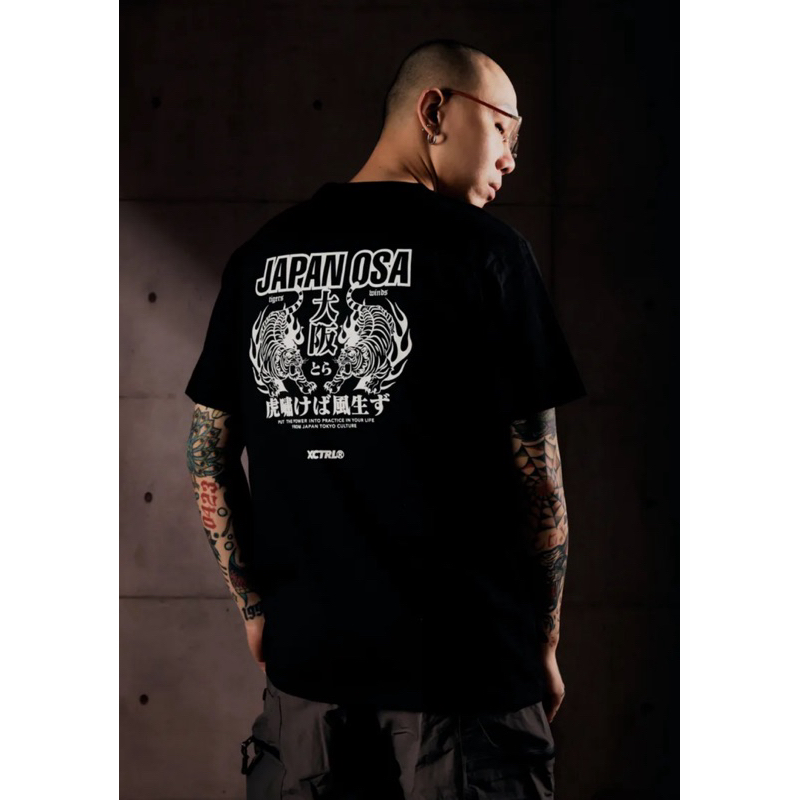 XCTRL.116 虎嘯風生短T-黑 | 蝦皮購物