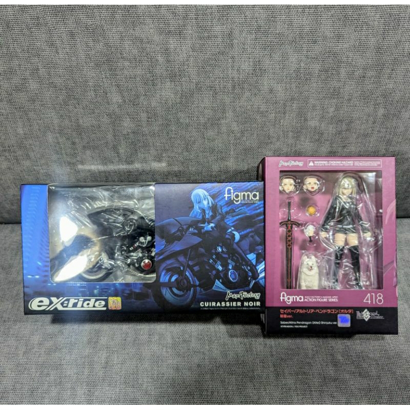 現貨 代理 figma 418 黑賽巴 Saber 阿爾托莉亞 Alter 新宿ver. 機車 飛車組 | 蝦皮購物