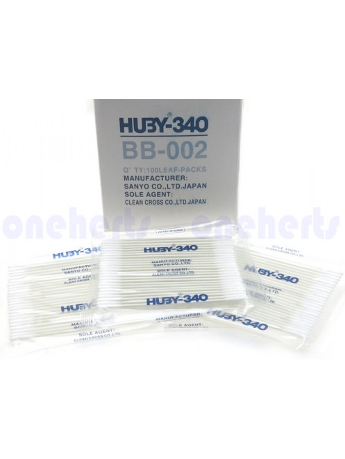 BB-002 HUBY-340無塵室專用棉花棒 HUBY-340 BB-002 無塵室專用清潔棒光纖清潔 | 蝦皮購物