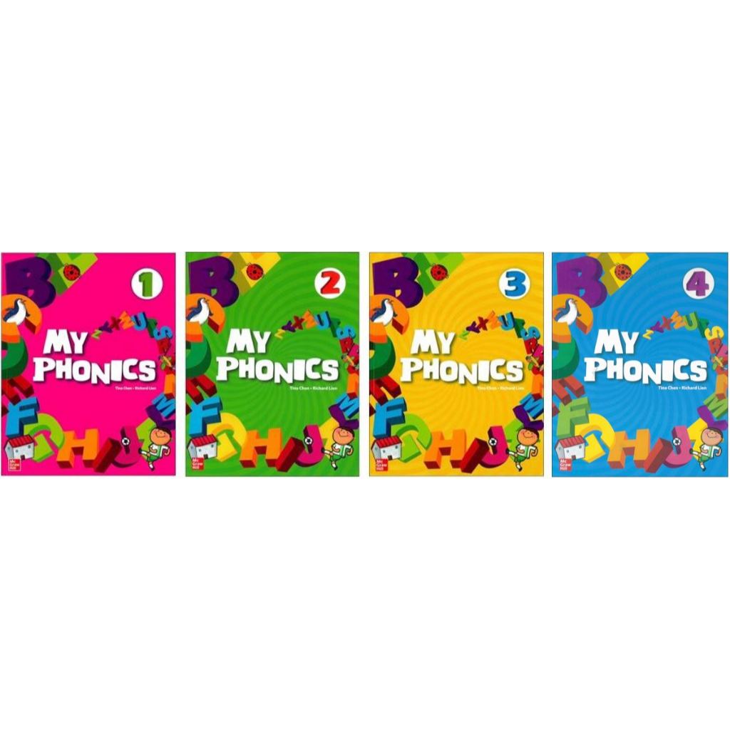 【華通書坊】My Phonics (1/2/3/4) with QR code /Tina Chen /McGraw-Hill | 蝦皮購物