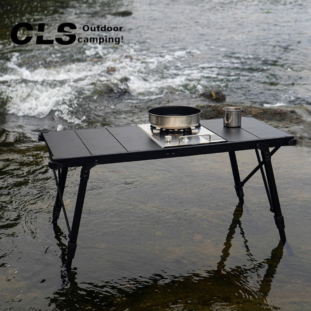 CLS IGT桌 蛋捲桌 黑化 IGT露營桌 鋁合金蛋捲桌 IGT爐 IGT桌 折疊桌 桌子 升降桌 組合桌 露營桌 | 蝦皮購物