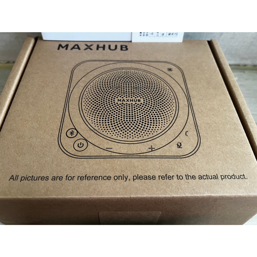 MAXHUB BM35 會議喇叭 免持聽筒 藍牙揚聲器 麥克風 8個麥克風, 360°增強語音拾取 降噪 (拆封新品) | 蝦皮購物