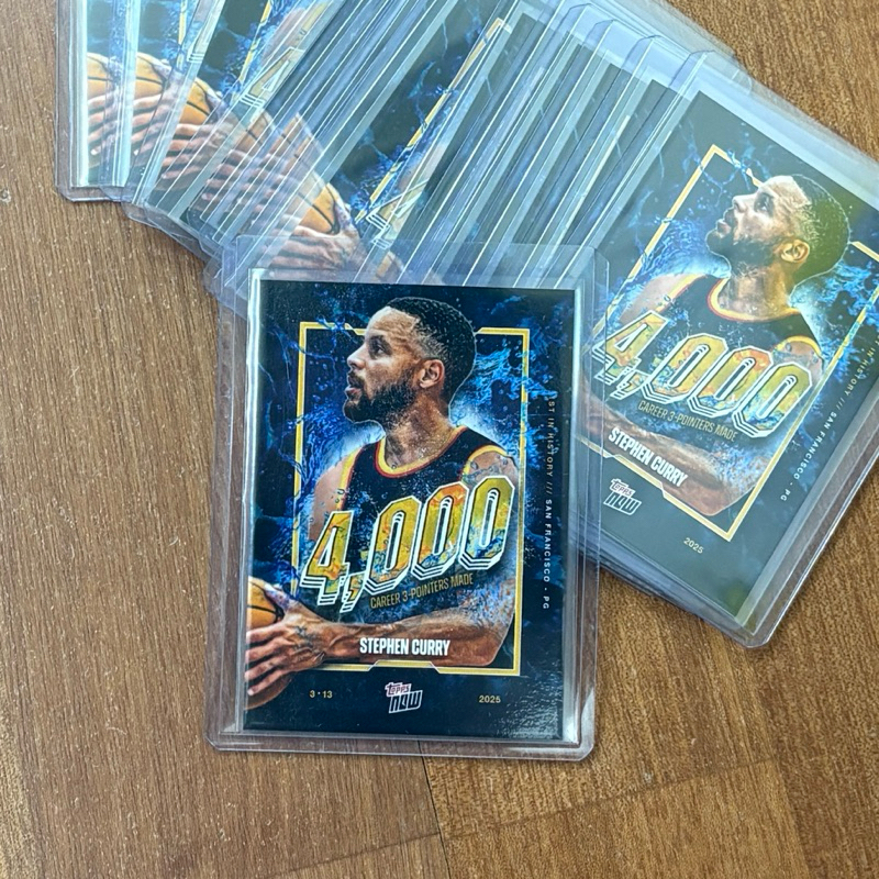 現貨含保護 咖哩紀念 Steph Curry 2024-25 Topps NOW Basketball Card 13 | 蝦皮購物