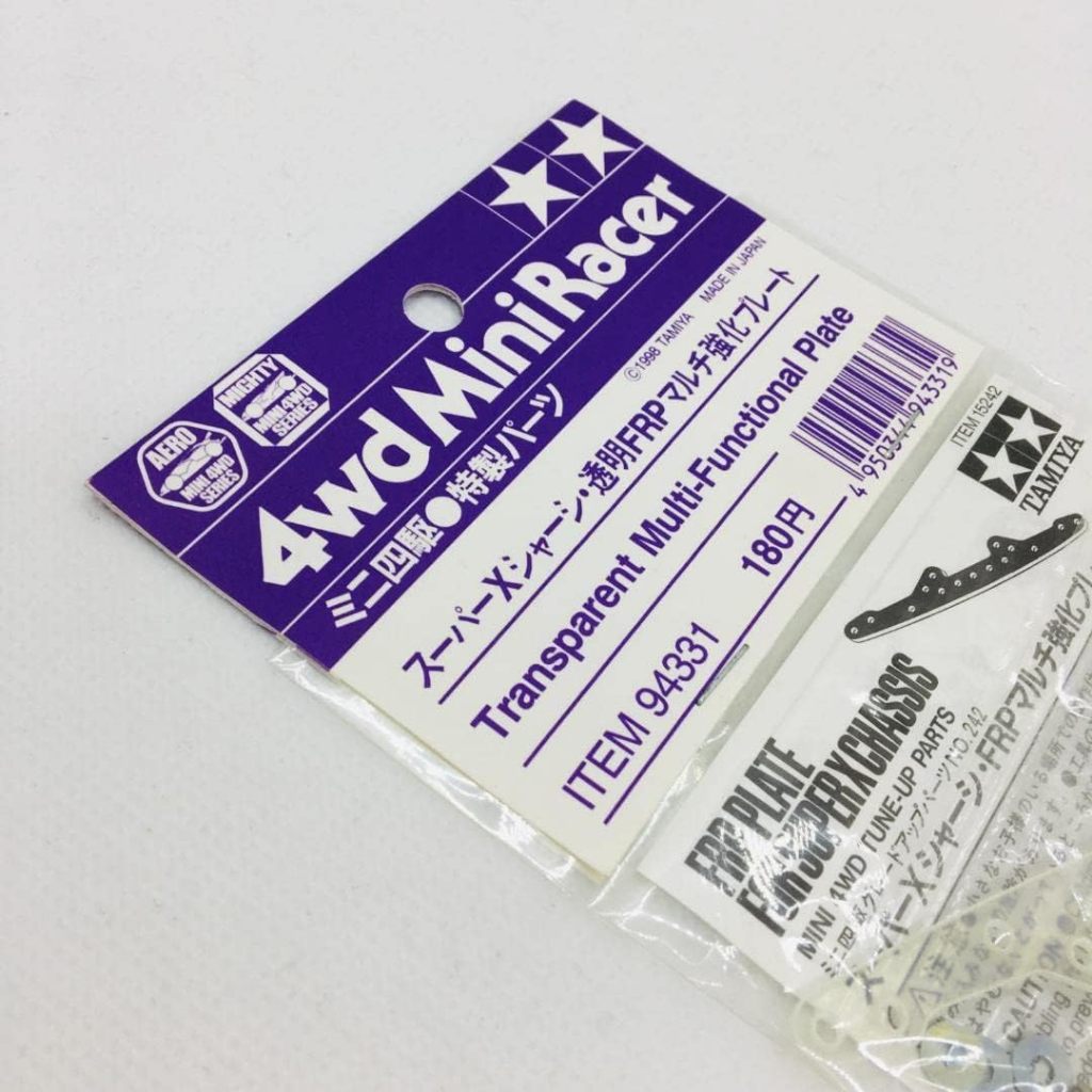 TAMIYA 15412 四驅車 混碳強化 碳纖維 三鎖點後翼組 94331 透明 FRP 強化前翼 Super X | 蝦皮購物