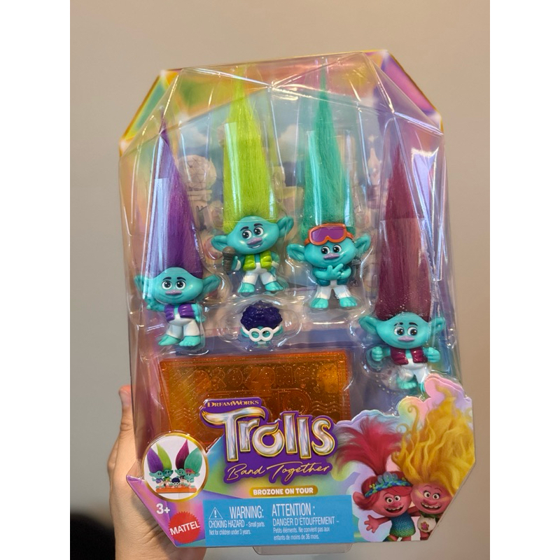 美國直購｜Trolls 魔髮精靈 - BroZone On Tour 五人組玩具組 | 蝦皮購物