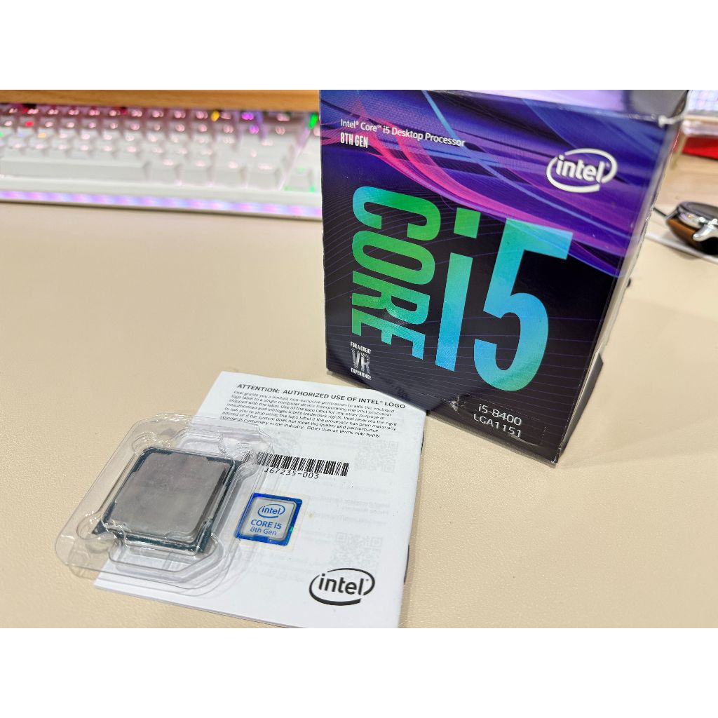 [個人二手現貨] Intel Core i5-8400 原裝彩盒版8代CPU | 蝦皮購物