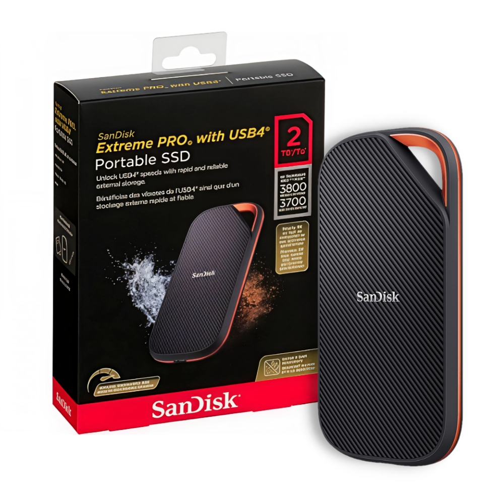 SanDisk Extreme Pro 支援 USB4 2TB 4TB 行動固態硬碟 高速 SSD E82 外接硬碟 | 蝦皮購物