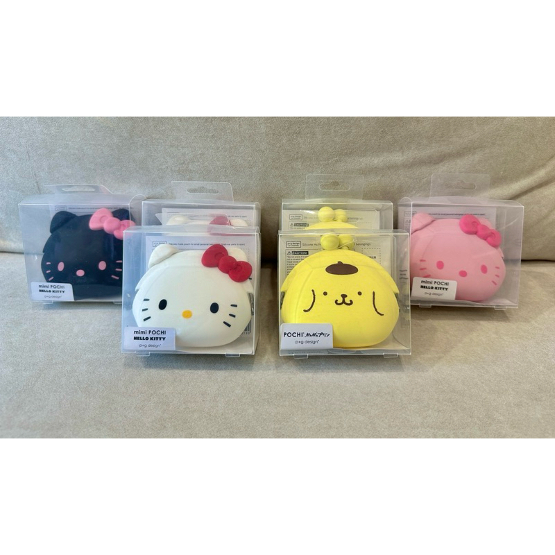 日本 p+g design pochi SANRIO三麗鷗 Hello Kitty 布丁狗 矽膠零錢包 口金包 | 蝦皮購物