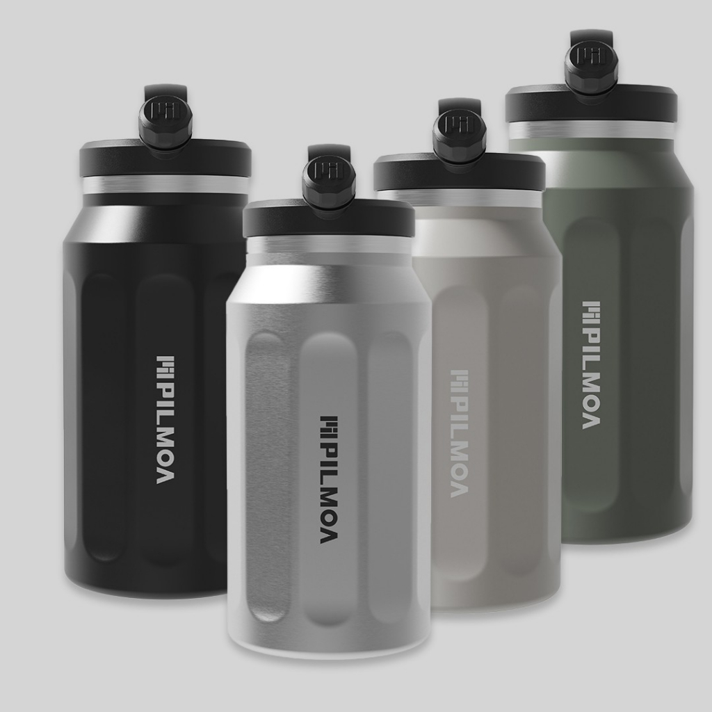 【SYNC40】PILMOA｜韓國超人氣｜台灣總代理｜2公升｜4公升｜銀黑色｜超級保溫｜超級保冰｜大瓶口｜露營必備 | 蝦皮購物