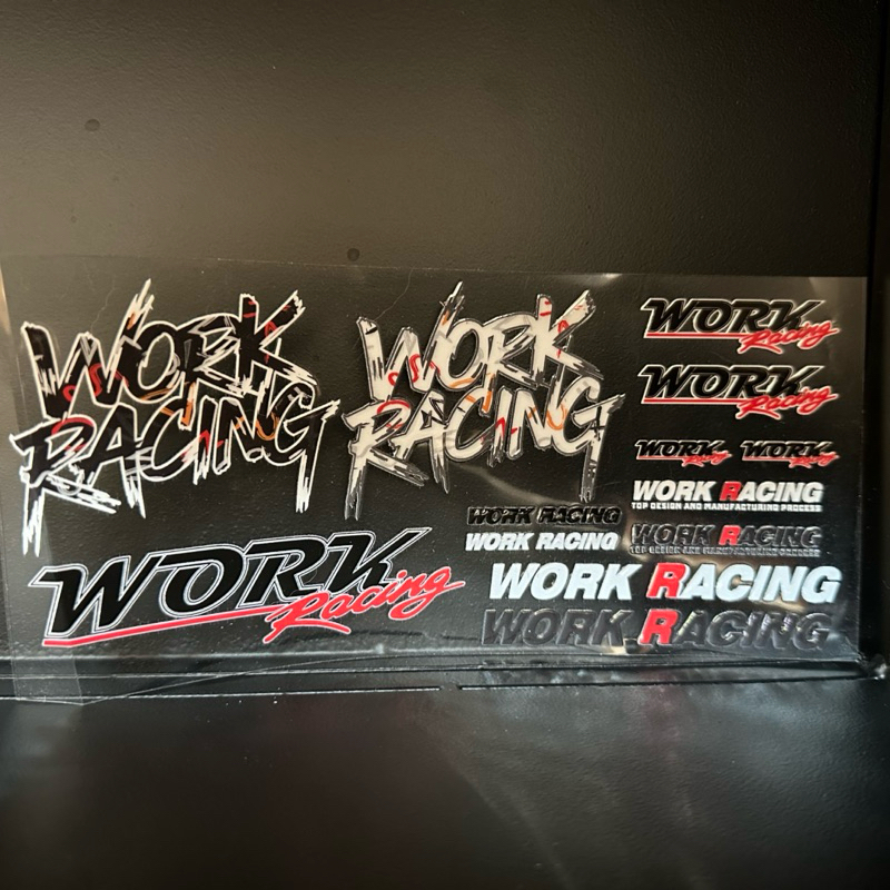 現貨不用等 台灣公司貨 最新版 WorkRacing Work Racing 防水貼紙 | 蝦皮購物