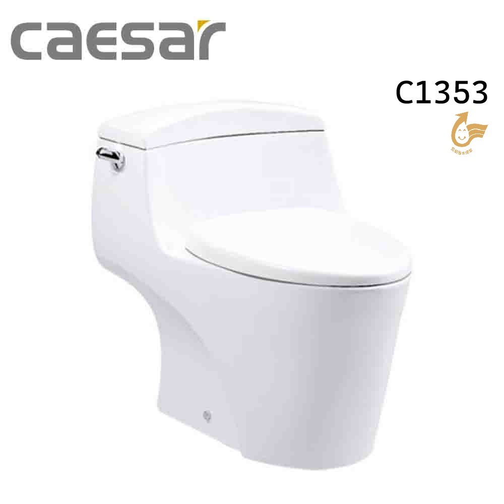 【Caesar凱撒衛浴】側壓沖水 單體金級省水馬桶 C1353 低水箱馬桶 管距30cm | 蝦皮購物