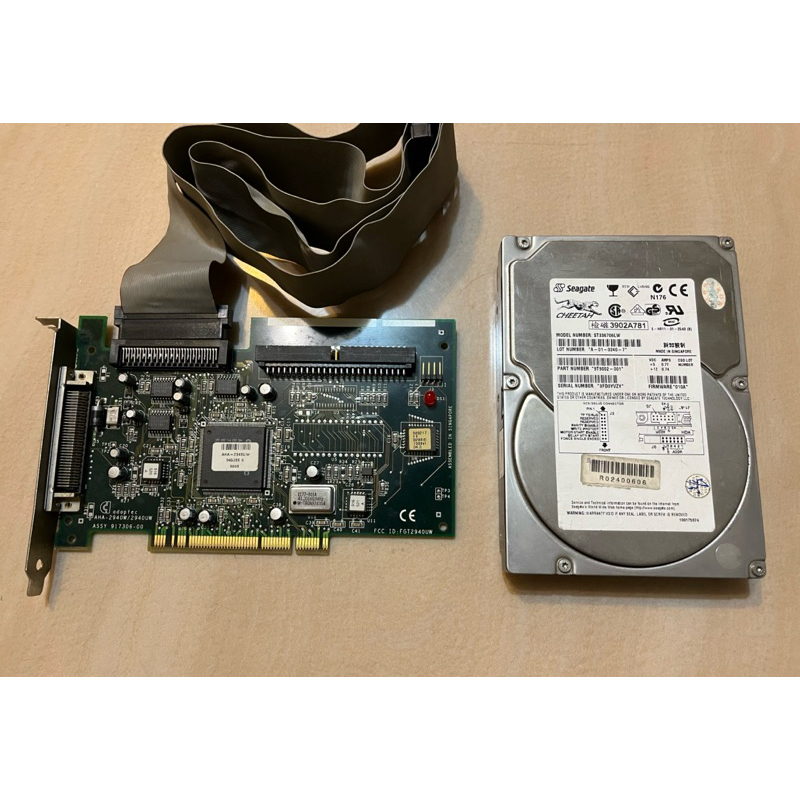【售】Adaptec AHA-2940UW Seagate 萬轉 36G 68 pin SCSI 硬碟 新加坡製 | 蝦皮購物
