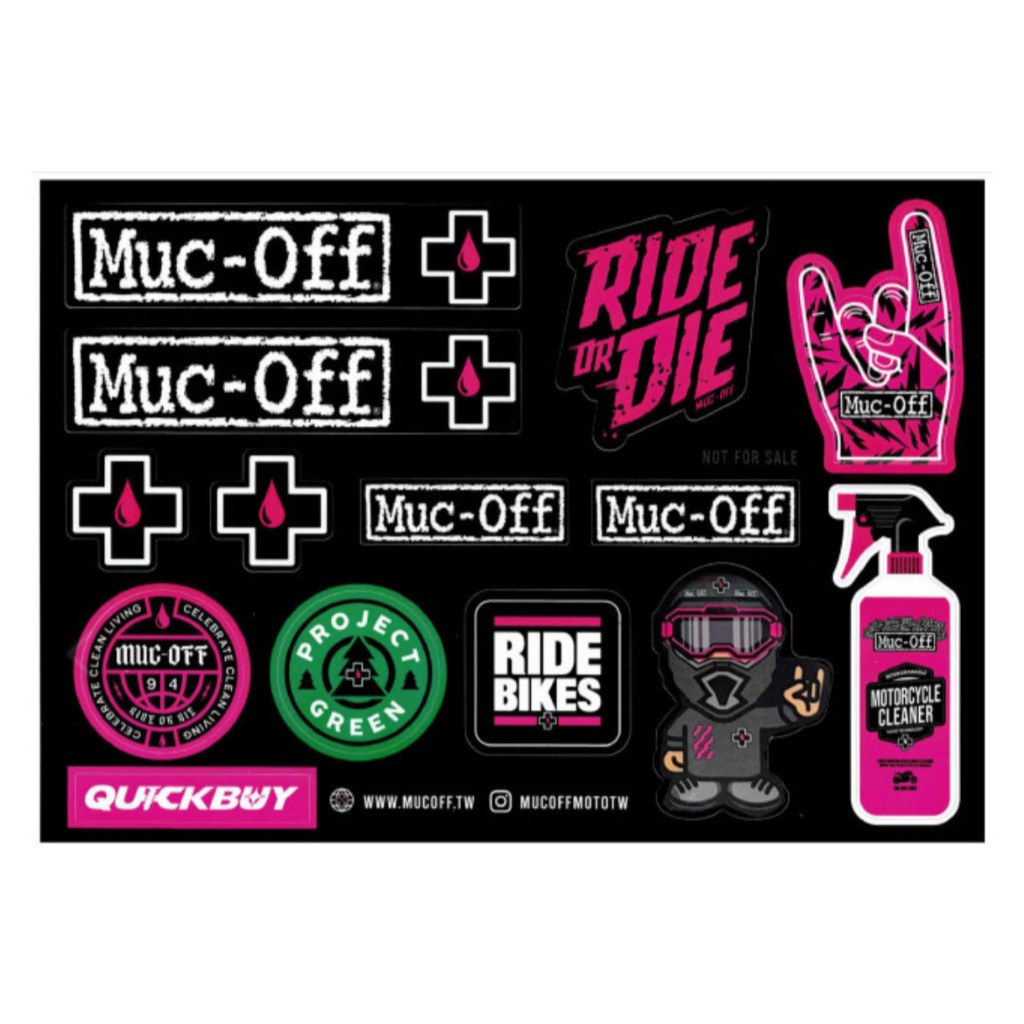【德國Louis】Muc-Off Logo Sticker原廠授權商標貼紙車貼防水英國頂級清潔劑系列 30032979 | 蝦皮購物