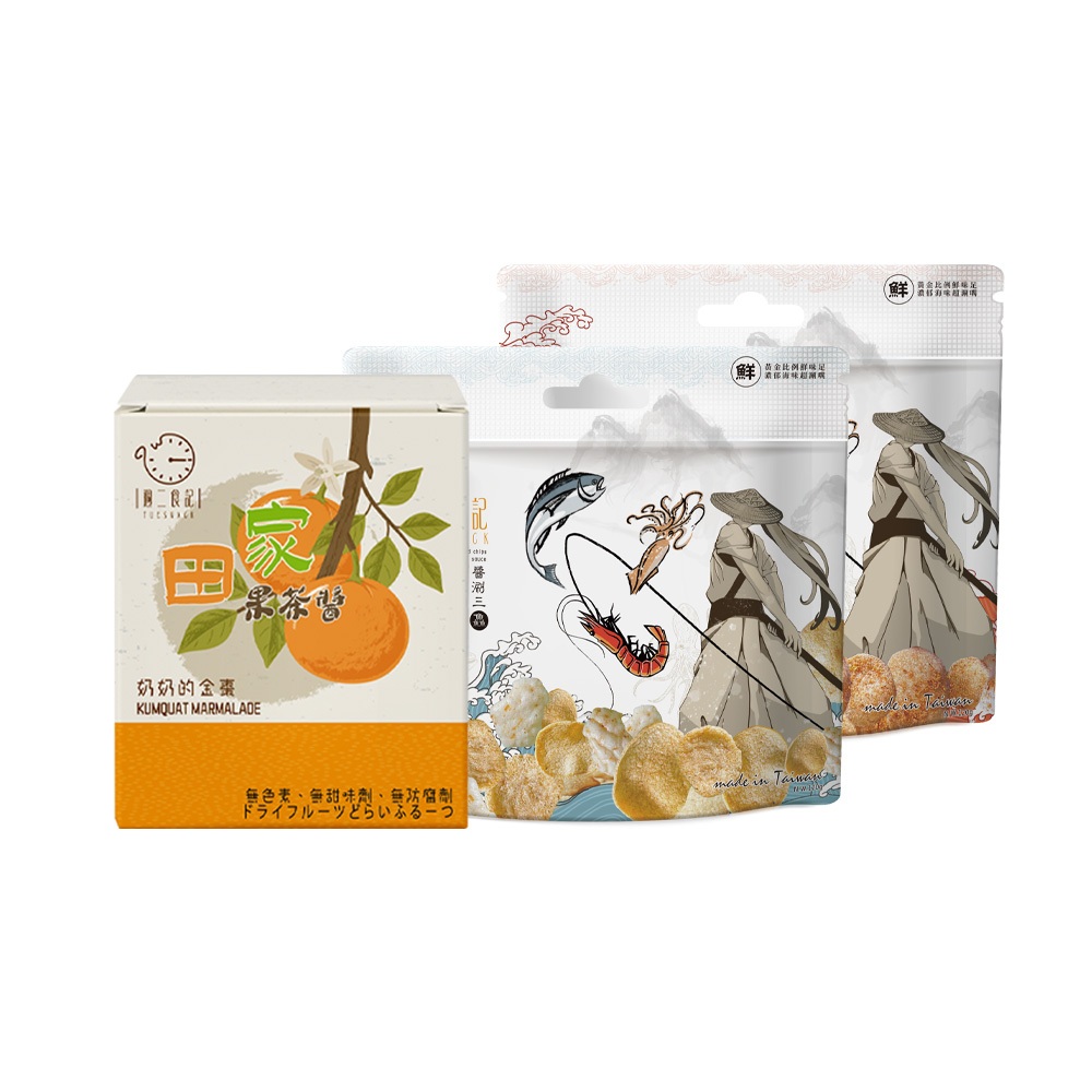 週二食記 田家果茶醬240g+港邊海味120gX2袋 | 蝦皮購物