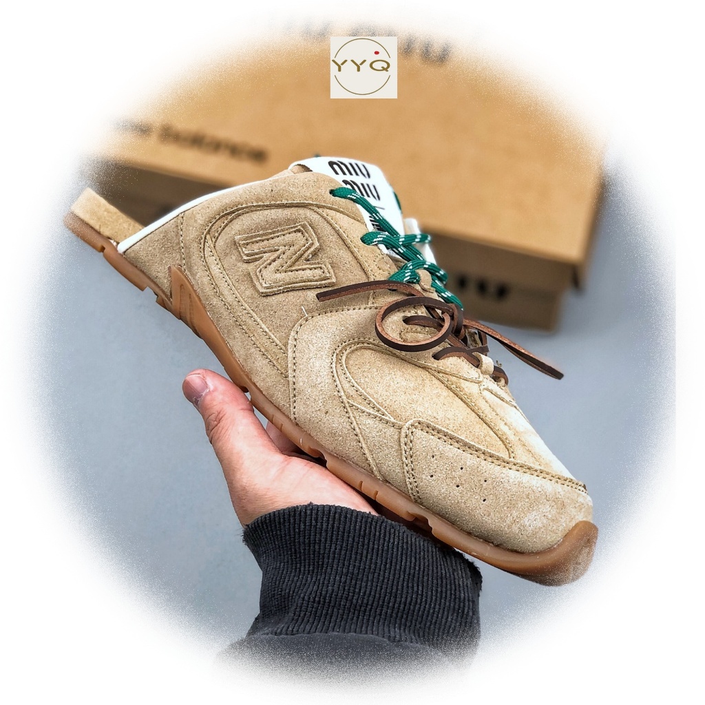 New Balance x MIU MIU 缪缪 NB 530 SL 半拖 一腳蹬 戶外拖鞋 適合日常穿搭 通勤出行 | 蝦皮購物